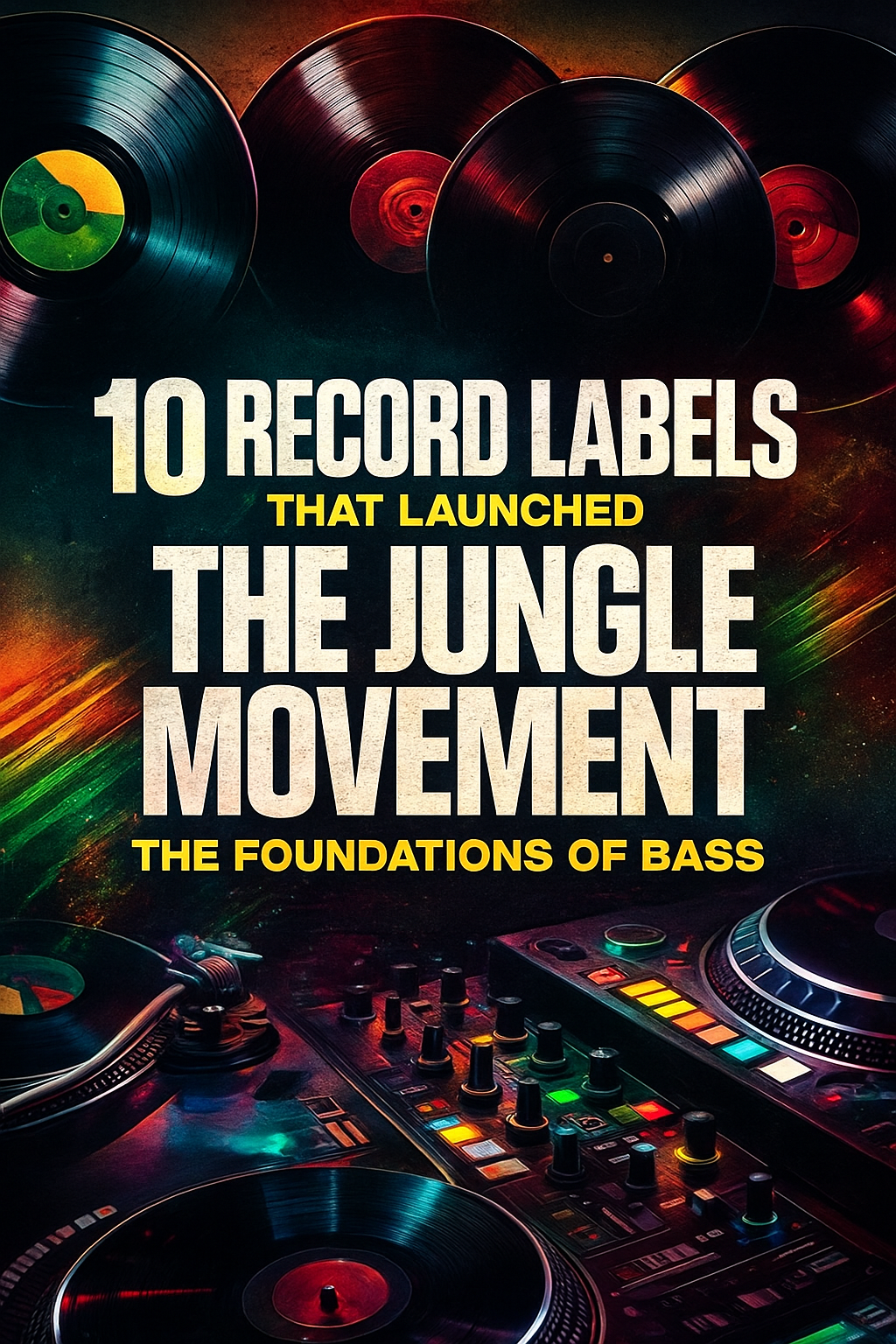 The Foundations of Bass: 10 Record Labels That Launched the Jungle Movement